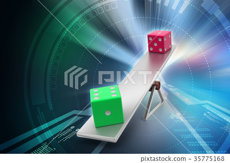 Opposite choice - Stock Illustration [35775168] - PIXTA