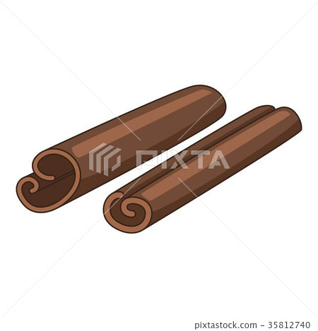 Cinnamon sticks icon, cartoon style - Stock Illustration [35812740] - PIXTA