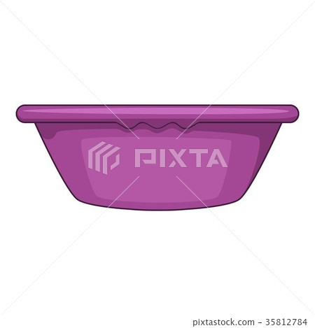 Plastic basin icon, cartoon style - Stock Illustration [35812784] - PIXTA