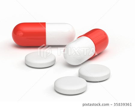 Pill CG - Stock Illustration [35839361] - PIXTA