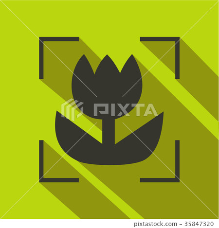 Focus icon, flat style-插圖素材 [35847320] - PIXTA圖庫