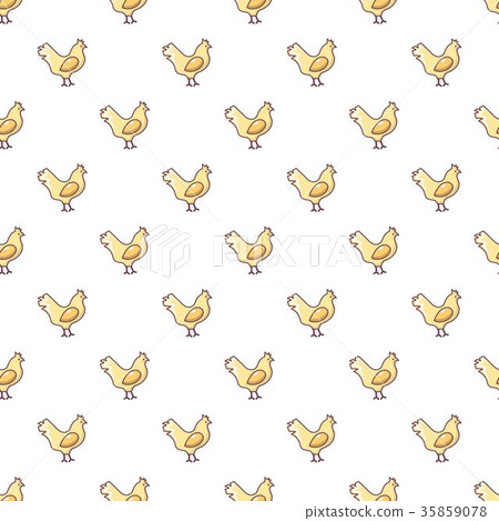 Chicken pattern seamless - Stock Illustration [35859078] - PIXTA