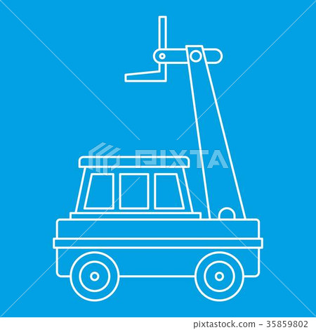 Cherry picker icon outline - Stock Illustration [35859802] - PIXTA
