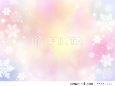Rainbow colored background snow and glitter - Stock Illustration ...