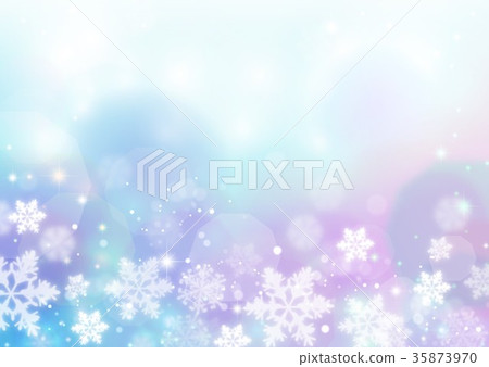 Rainbow color background snow - Stock Illustration [35873970] - PIXTA