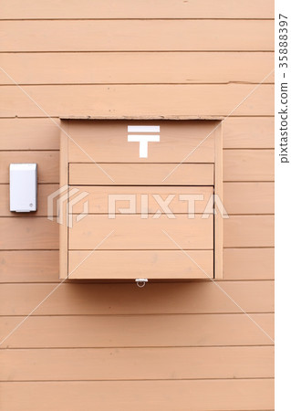 Handmade wooden mail box - Stock Photo [35888397] - PIXTA