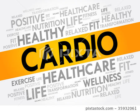 CARDIO word cloud background - Stock Illustration [35932061] - PIXTA