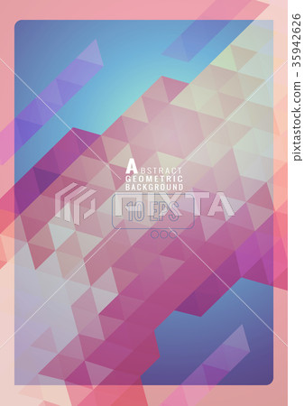 Abstract colorful triangle stripe BG-插圖素材 [35942626] - PIXTA圖庫