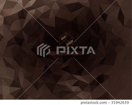 Low poly light brown BG for your artwork - Stock Illustration [35942639 ...