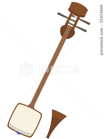 Musical instrument series Shamisen - Stock Illustration [35954600] - PIXTA