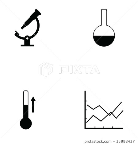 lab icon set - Stock Illustration [35998437] - PIXTA