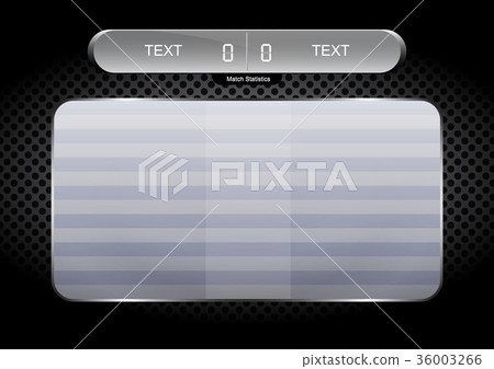 Scoreboard soccer design., Sport button element - Stock Illustration ...