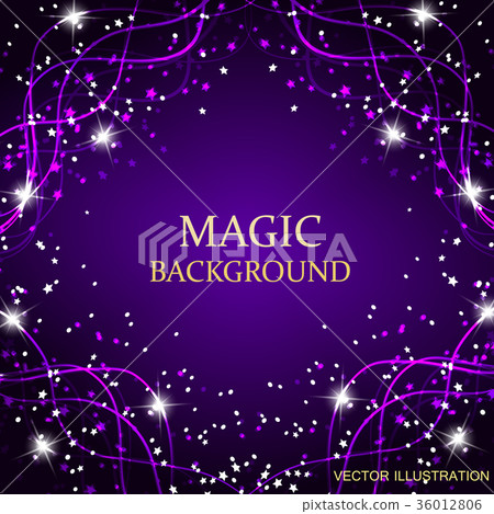 Bright magic background. Energy of movement and - Stock Illustration ...