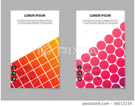 Brochure design, geometric abstract business - Stock Illustration ...