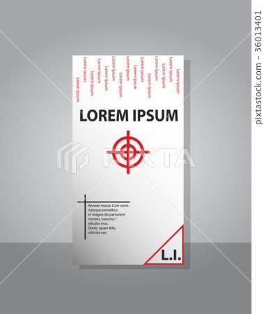 poster flyer pamphlet brochure cover design layout - Stock Illustration ...