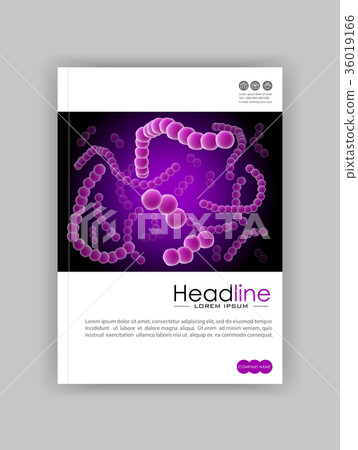 Medical, scientific, academic journal cover. - Stock Illustration ...
