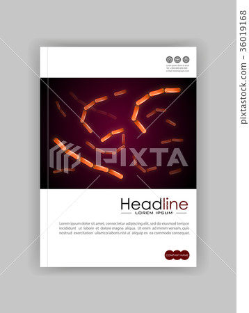 Medical, scientific, academic journal cover. - Stock Illustration ...