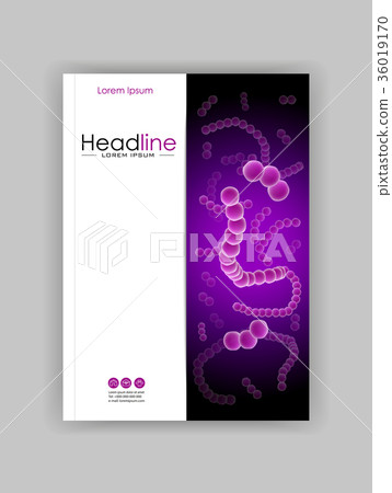 Medical, scientific, academic journal cover. - Stock Illustration ...