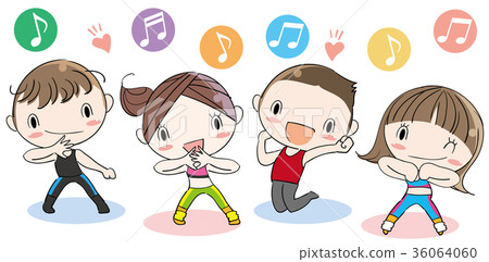 Dance · gender mix - Stock Illustration [36064060] - PIXTA