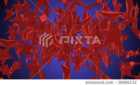 Spinning Red Stars Illustration-插圖素材 [36066132] - PIXTA圖庫