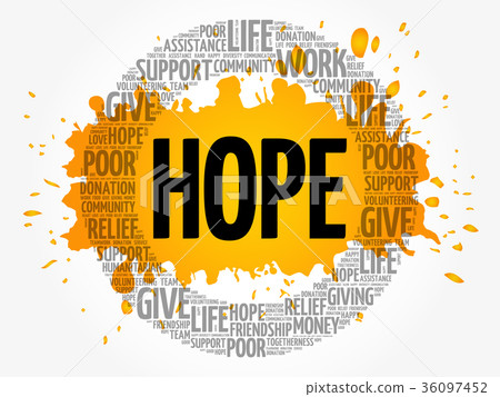 HOPE word cloud collage - Stock Illustration [36097452] - PIXTA