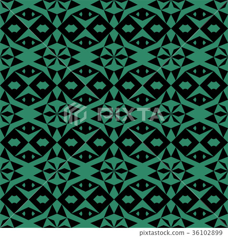 Seamless retro green pattern Background - Stock Illustration [36102899 ...