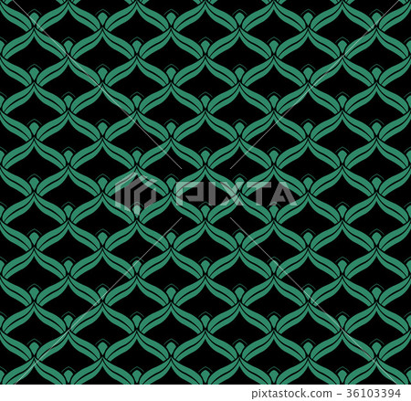 Seamless retro green pattern Background - Stock Illustration [36103394 ...
