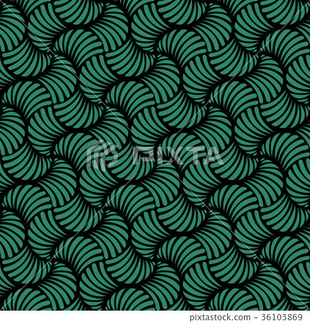 Antique seamless retro green pattern background - Stock Illustration ...