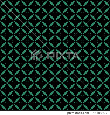 Antique seamless retro green pattern background - Stock Illustration ...