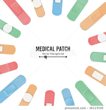 Medical Patch Vector. - Stock Illustration [36123595] - PIXTA