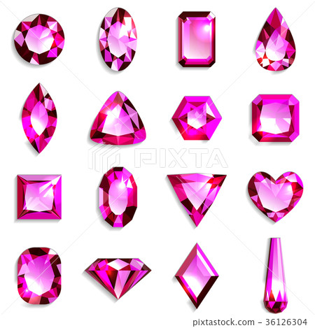 Gem pink - Stock Illustration [36126304] - PIXTA