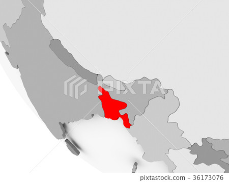 Map of Bangladesh in red - Stock Illustration [36173076] - PIXTA