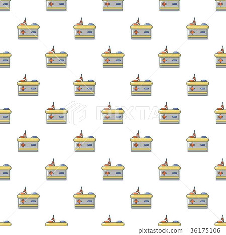 Car battery pattern seamless - Stock Illustration [36175106] - PIXTA
