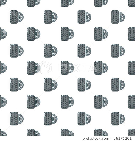 Car wheel tire pattern seamless - Stock Illustration [36175201] - PIXTA
