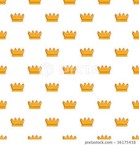 Baron crown pattern seamless - Stock Illustration [36175438] - PIXTA
