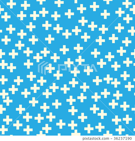 Plus Sign on Blue Background - Stock Illustration [36237190] - PIXTA