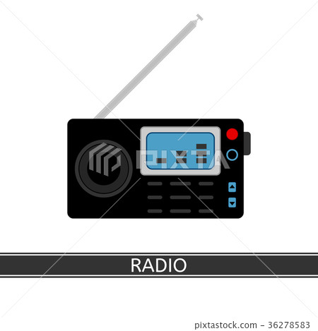 Emergency Weather Radio Icon - Stock Illustration [36278583] - PIXTA