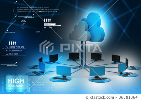 Concepts cloud computing devices - Stock Illustration [36381364] - PIXTA