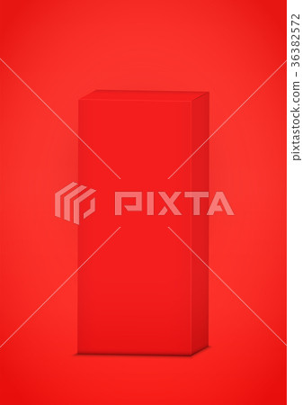 Red box on red background - Stock Illustration [36382572] - PIXTA