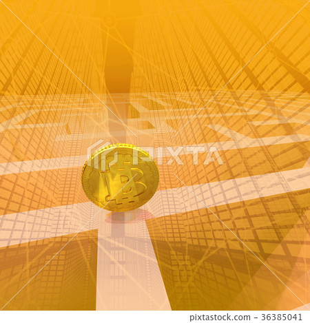 Bitcoin and Fintech Maze - Stock Illustration [36385041] - PIXTA