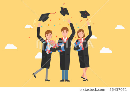 College student, University, success - Stock Illustration [36437051 ...