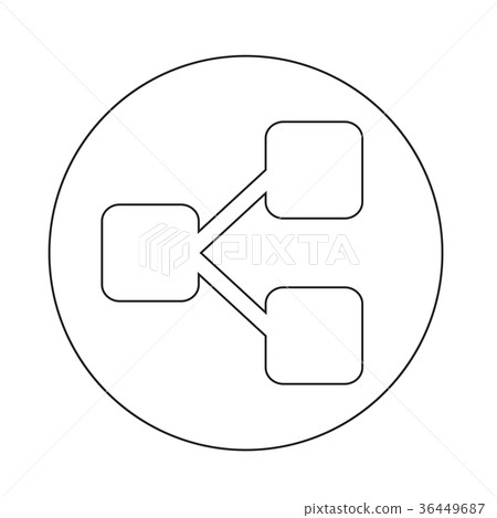 Tree Structure Icon - Stock Illustration [36449687] - PIXTA