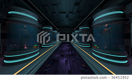 Human Bodies in Hibernation or Cloning Capsules - Stock Illustration ...