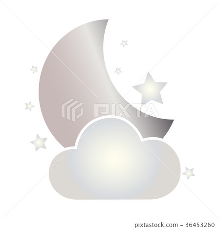 Abstract moon shape - Stock Illustration [36453260] - PIXTA