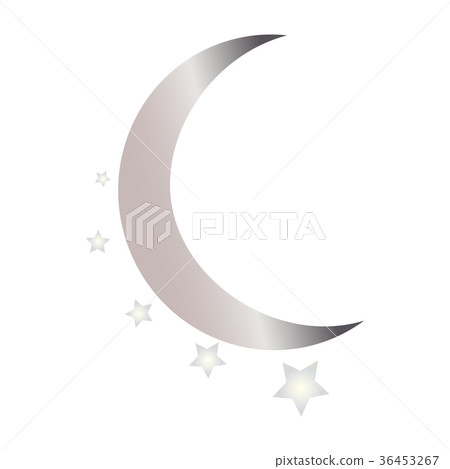Abstract moon shape - Stock Illustration [36453267] - PIXTA