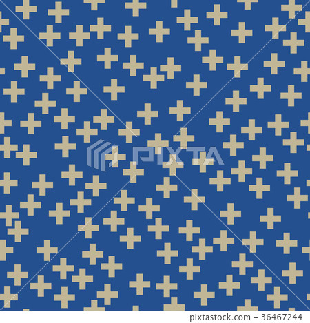 Seamless Pattern of Plus Sign - Stock Illustration [36467244] - PIXTA