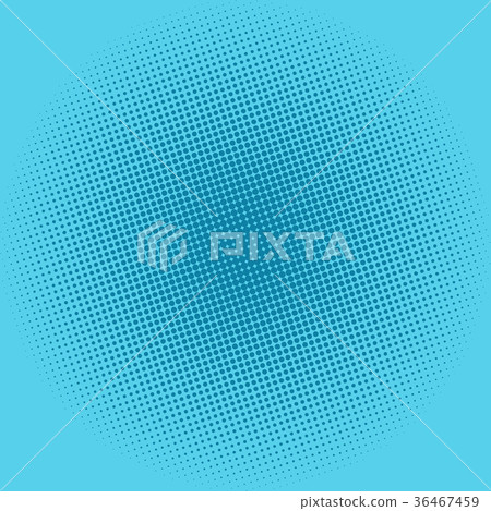 Dots on Blue Background, Pop Art Background - Stock Illustration ...