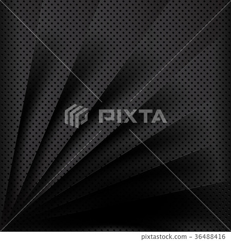 Black metal vector background overlap multi paper - Stock Illustration [36488416] - PIXTA