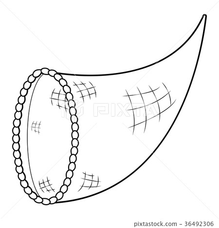 thanksgiving outline object - Stock Illustration [36492306] - PIXTA