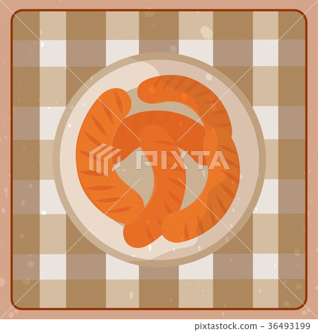 Abstract fast food - Stock Illustration [36493199] - PIXTA